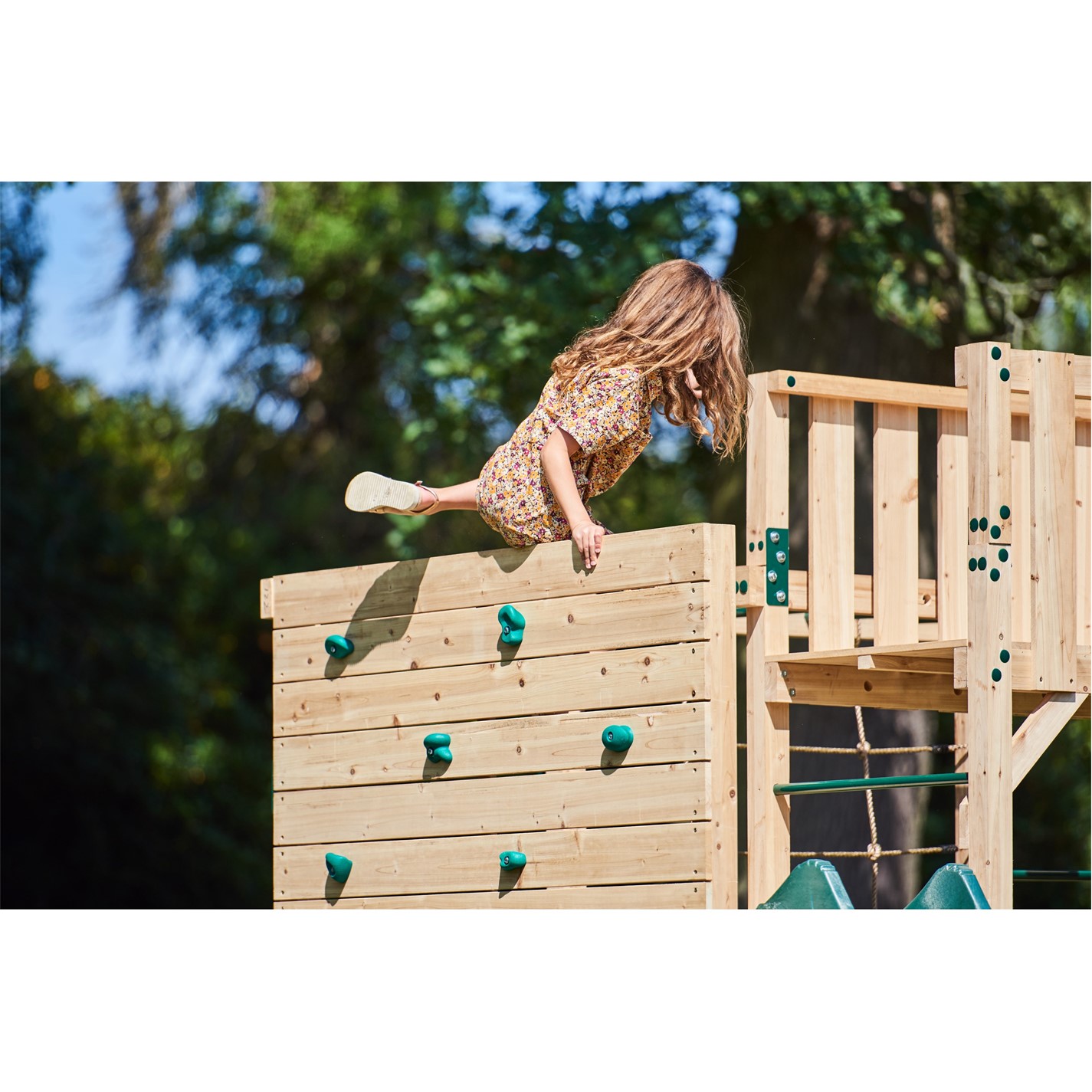 Plum Play | Plum Wooden Climbing Cube XL with Swing Arm | Natural ...