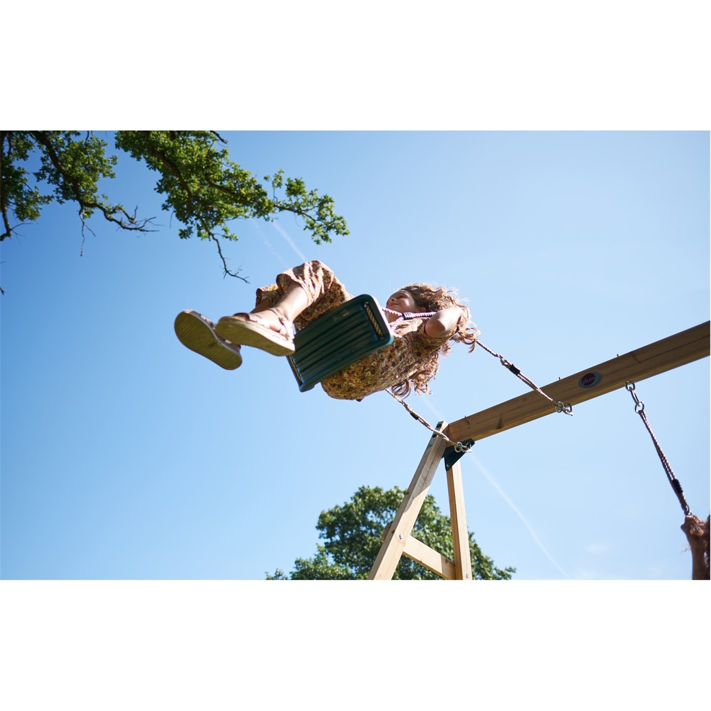 Plum Play | Plum Wooden Climbing Cube XL with Swing Arm | Natural ...