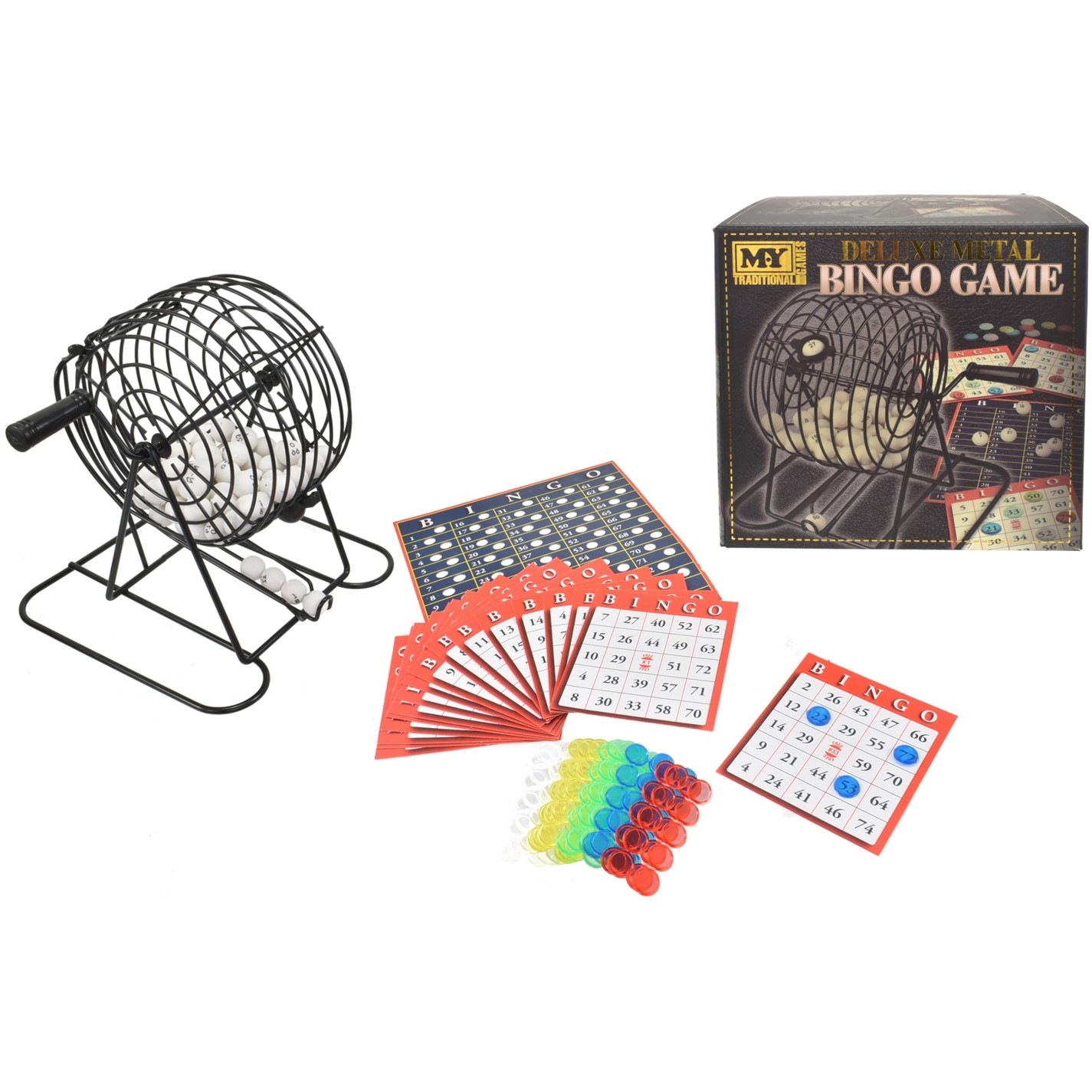 Bingo Balls With Cage Spin Master Games, Cardinal Classics, Deluxe ...