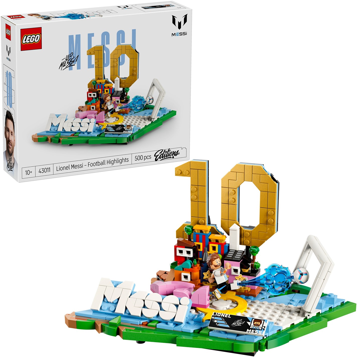 LEGO | LEGO Editions Lionel Messi – Soccer Highlights - Building Set ...