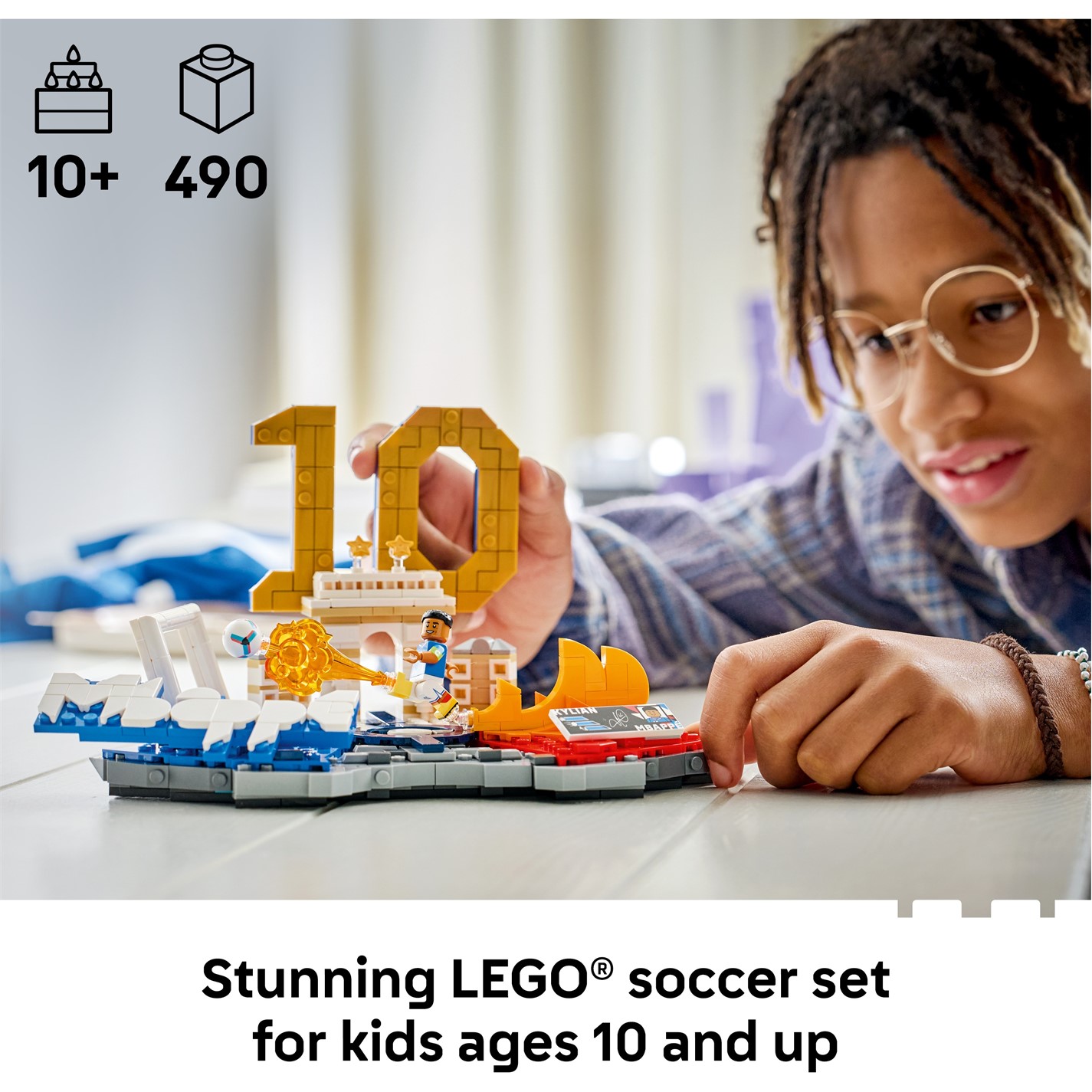 LEGO | LEGO Editions Kylian Mbappe – Soccer Highlights - Building Set ...