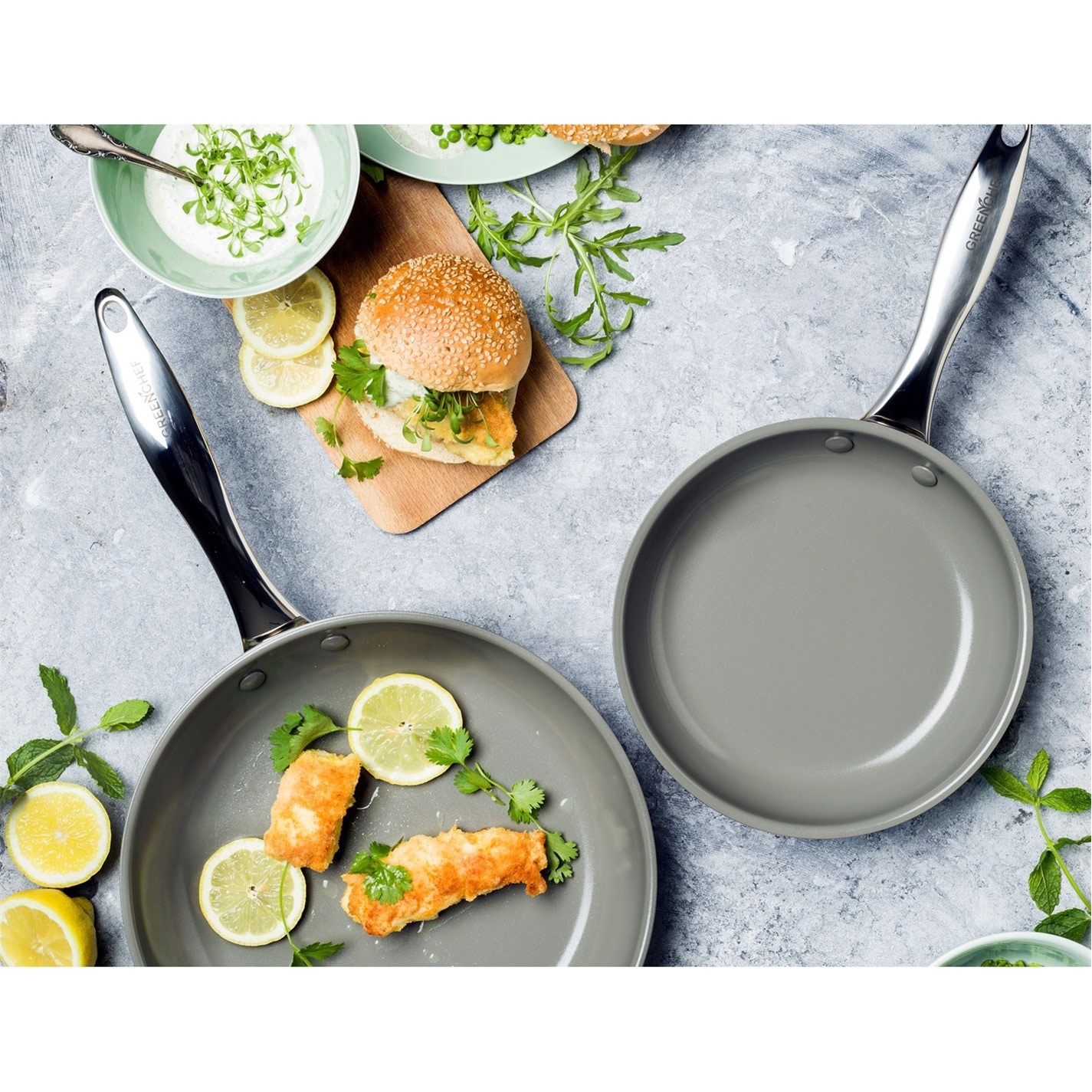 Green Chef | Frying Pan | Stainless Steel | SportsDirect.com
