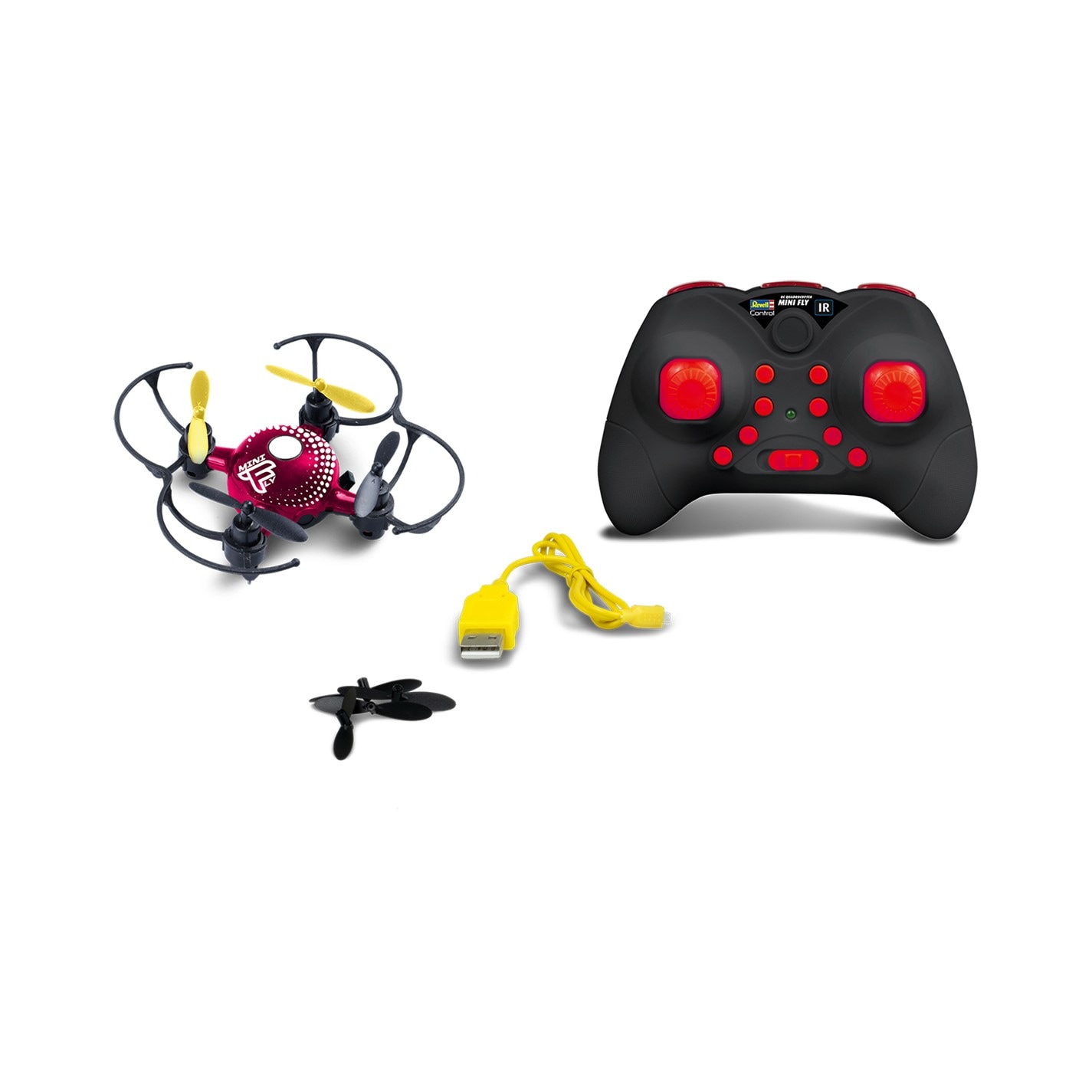 Revell | Mini Fly 6-Axis Stabilization Remote Controlled Toy | Red ...
