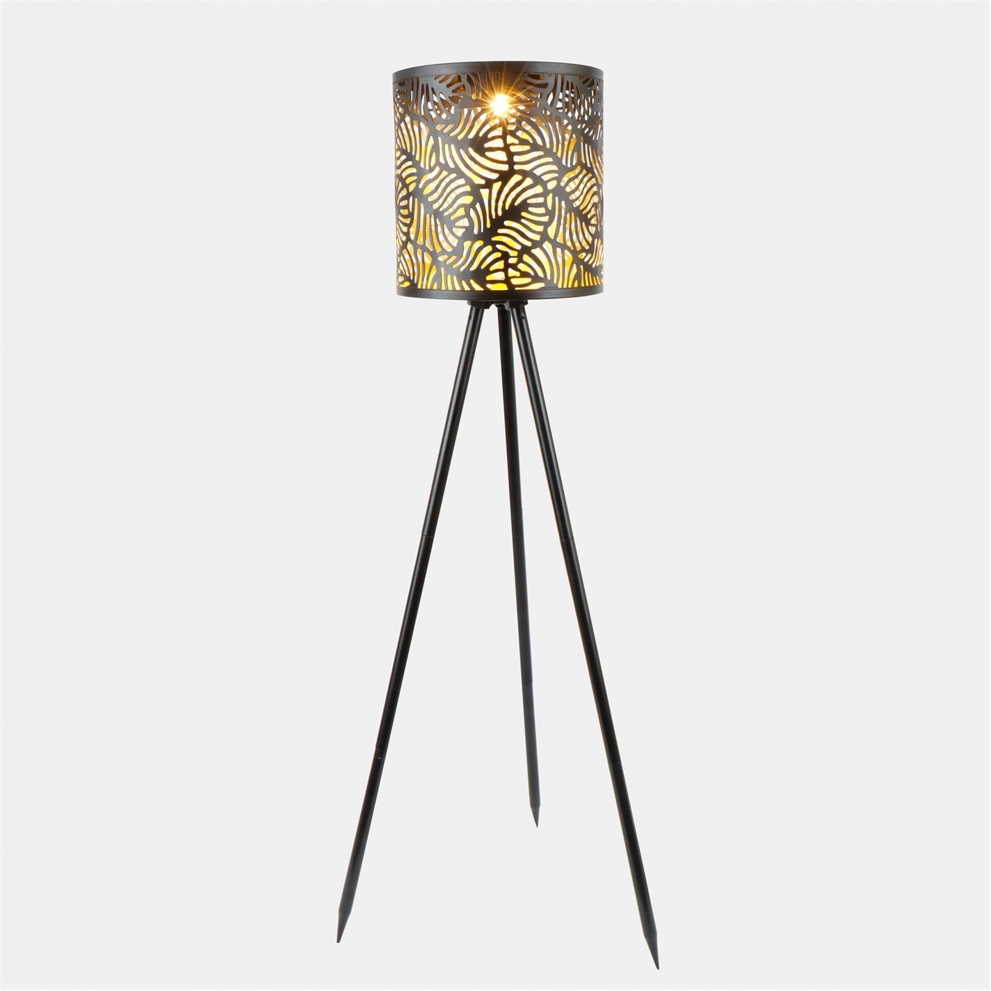 Streetwize | Solar Floor Lamp - Freestanding with Patterned Design ...