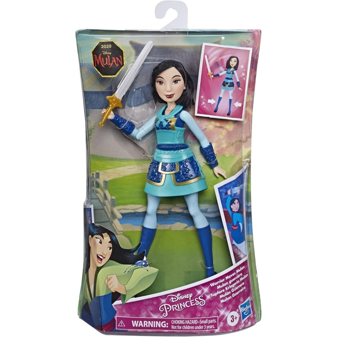 Disney | Princess Warrior Moves Mulan Doll with Sword-Swinging Action ...