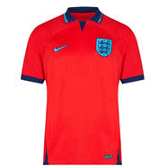 Nike England Away Shirt 2022 Adults Red SportsDirect