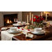 Waterside | 12pc Gold Swirl Dinner Set | White | SportsDirect.com