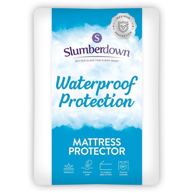 Slumberdown | Waterproof Mattress Protector | White | SportsDirect.com