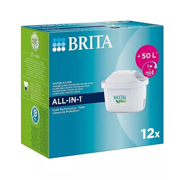 Brita | MAXTRA PRO All-in-1 Water Filter Cartridge 12 Pack | None ...