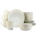 Waterside | 16pc Reactive Glaze Cream Dinner Set | Cream | SportsDirect.com