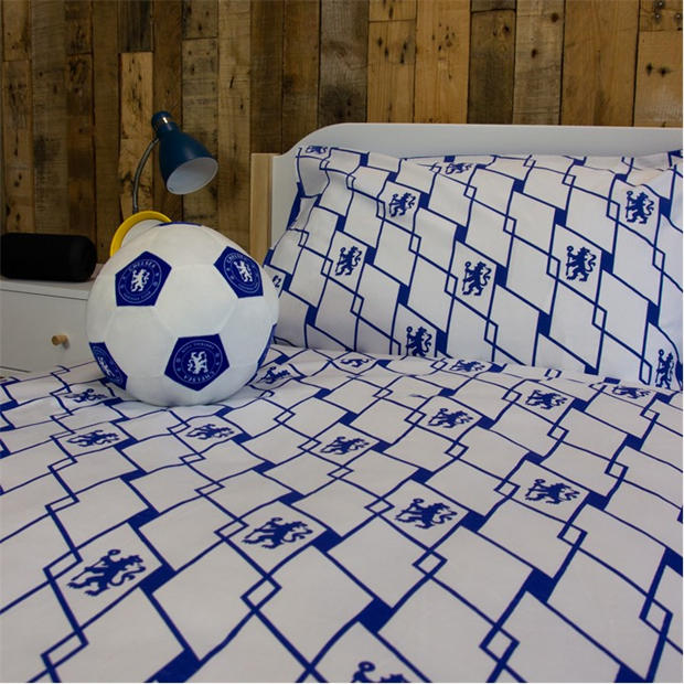 Chelsea FC | Chelsea Geometric Shaped Cushion | Multicolour ...
