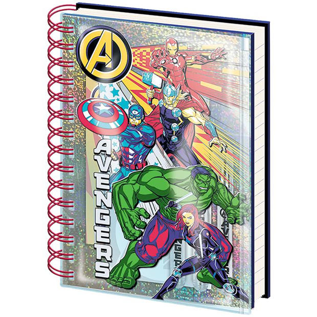 Marvel Marvel A5 Notebook with Stationary Wallet | SportsDirect.com USA