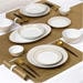 Waterside | 50PC Gold Radiance Dinner Set | Multi | SportsDirect.com