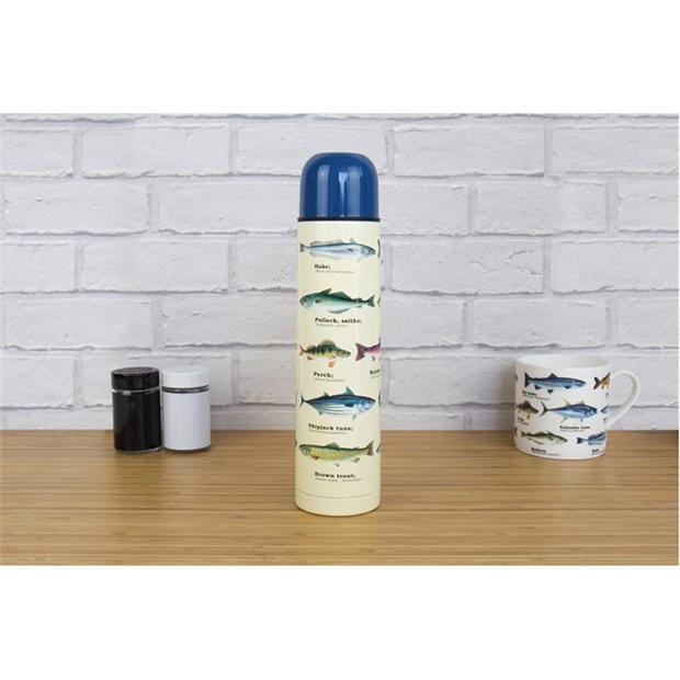 Gift Republic | FISH VACUUM FLASK | Blue | SportsDirect.com
