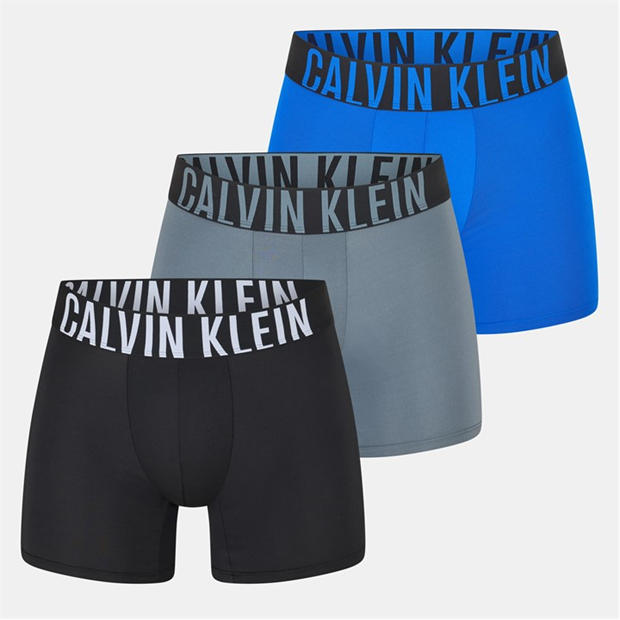 Calvin Klein | 3 Pack Intense Power Trunks | Trunks | SportsDirect.com