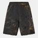 Diesel | Extreme Distressed Acid Wash Shorts | Fleece Shorts ...
