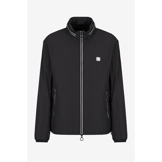 Armani Exchange | Armani Exchange Patch Logo Jacket Mens | Black 1200 ...