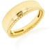 Be You | 9ct Gold Wide Round Twisted Rope Frame Ring | Yellow Gold ...
