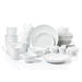 Waterside | 42 Piece Simply White Coupe Dinner Set | White ...