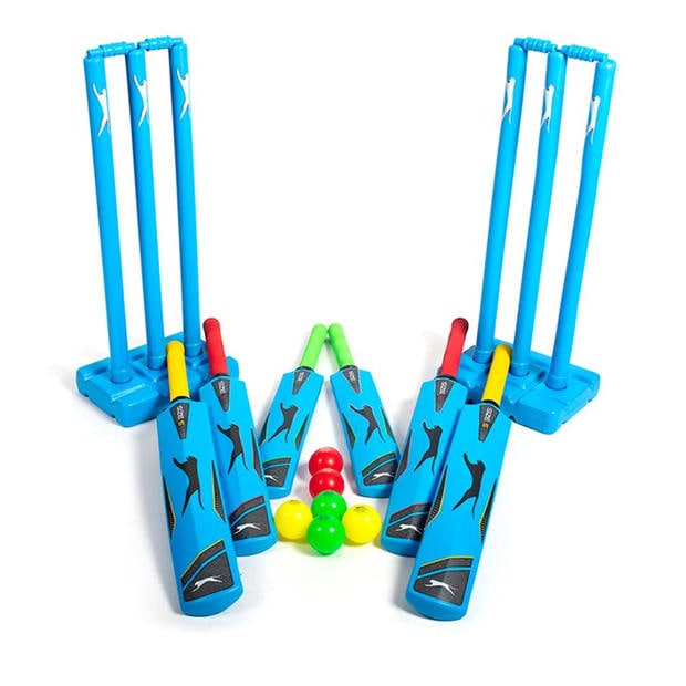 Slazenger | Slazenger Academy Plastic Team Cricket Set | Neutral ...