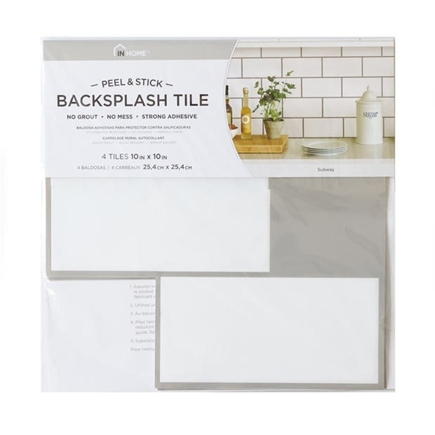 Wall Pops | Self Adhesive 3D Epoxy Tile Stickers Subway White | White ...