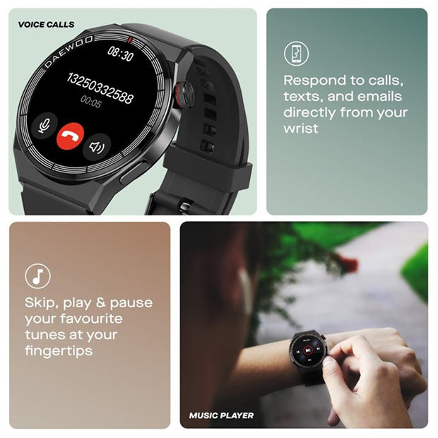 Daewoo Electricals CNX Smart Watch | SportsDirect.com USA